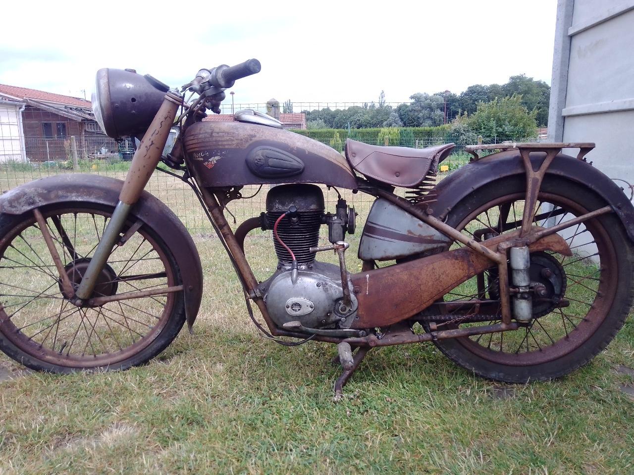 Motobecane Z2C 175 de 1952 à vendre - moto ancienne de collection
