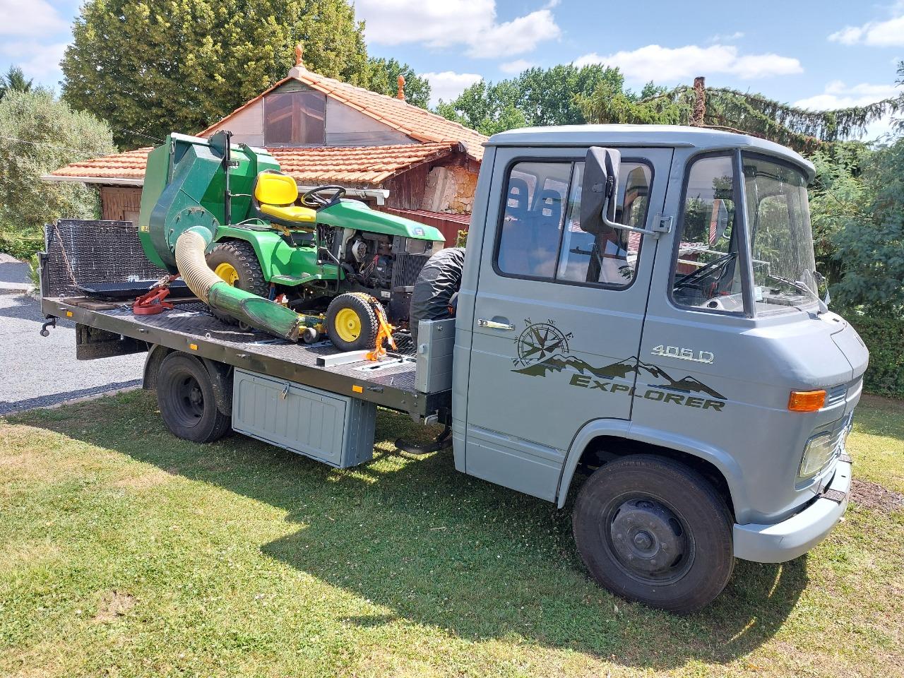 Mercedes 407 D L 406 DGA de 1973 à vendre - utilitaire ancien de collection