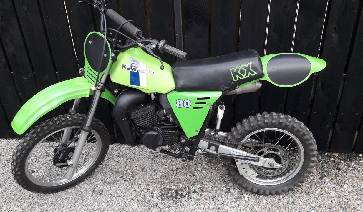 Kawasaki KX 80 80cc motocross de 1982 à vendre - moto ancienne de ...