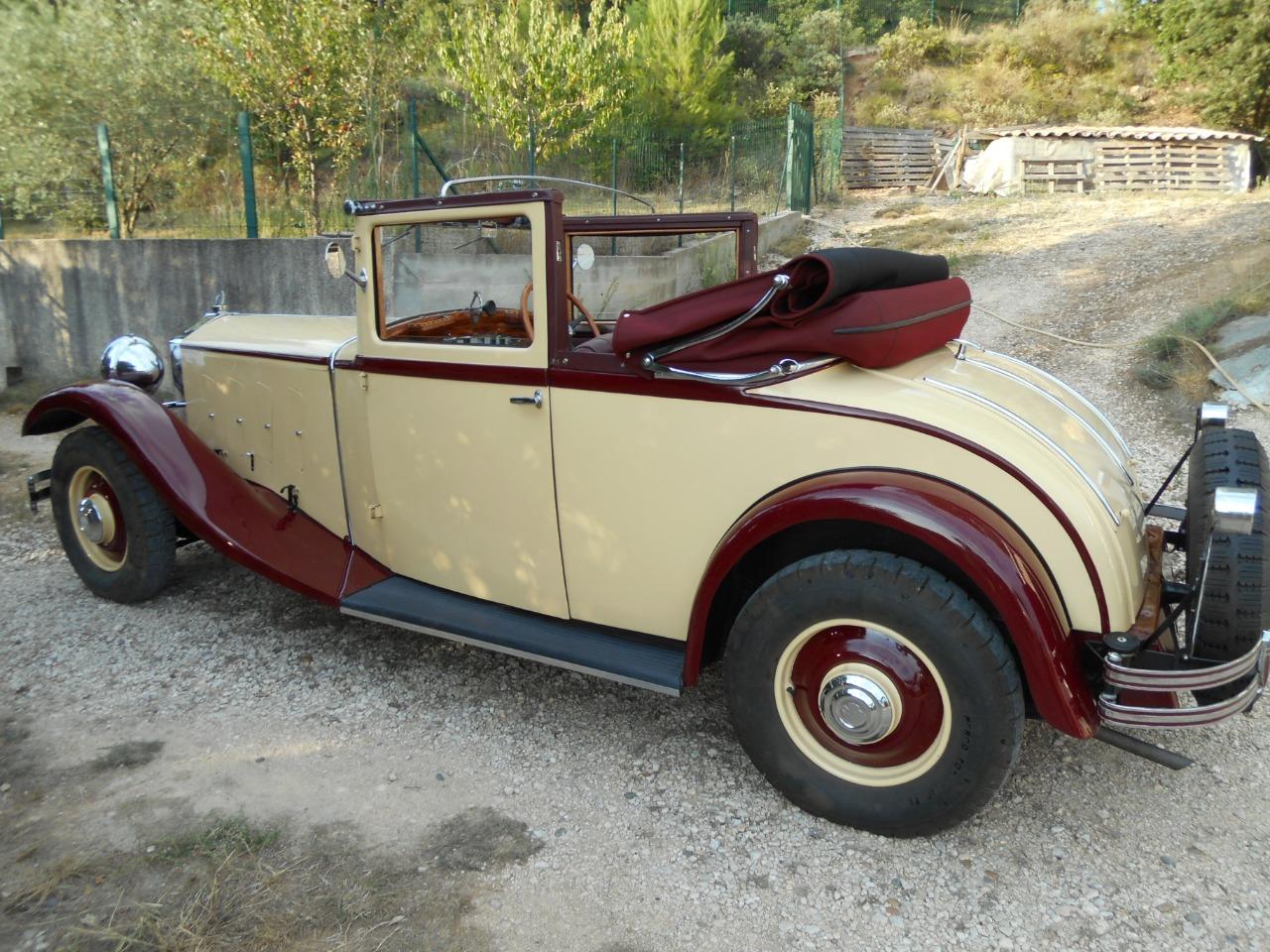 Mathis EMY 8 spyder cabriolet de 1934 à vendre - voiture ancienne de ...