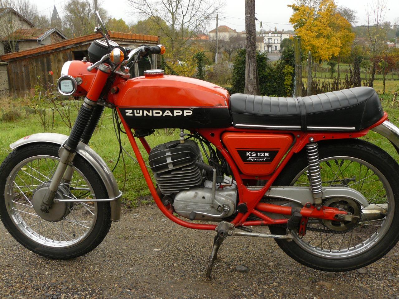 Zundapp 125 KS KS de 1974 à vendre - moto ancienne de collection