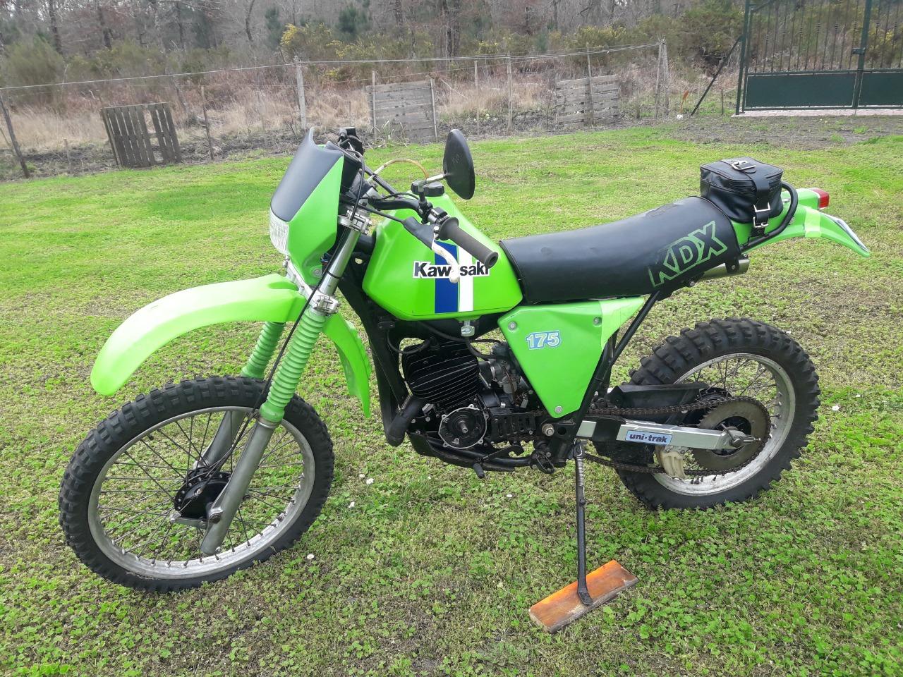 Kawasaki KDX 420 KDX 175 kdx175 de 1981 à vendre - moto ancienne de ...