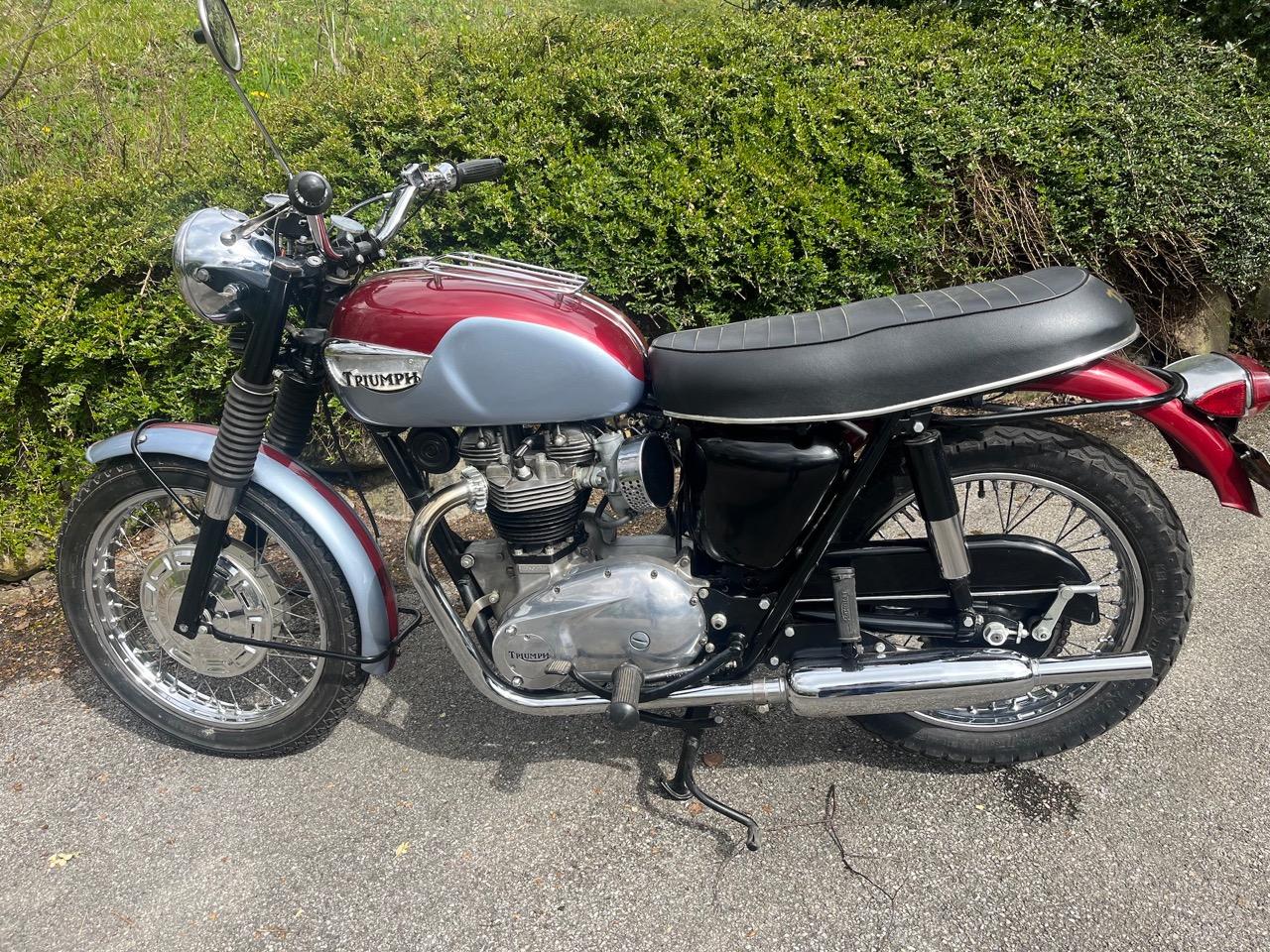 Triumph Bonneville T120 de 1969 à vendre - moto ancienne de collection