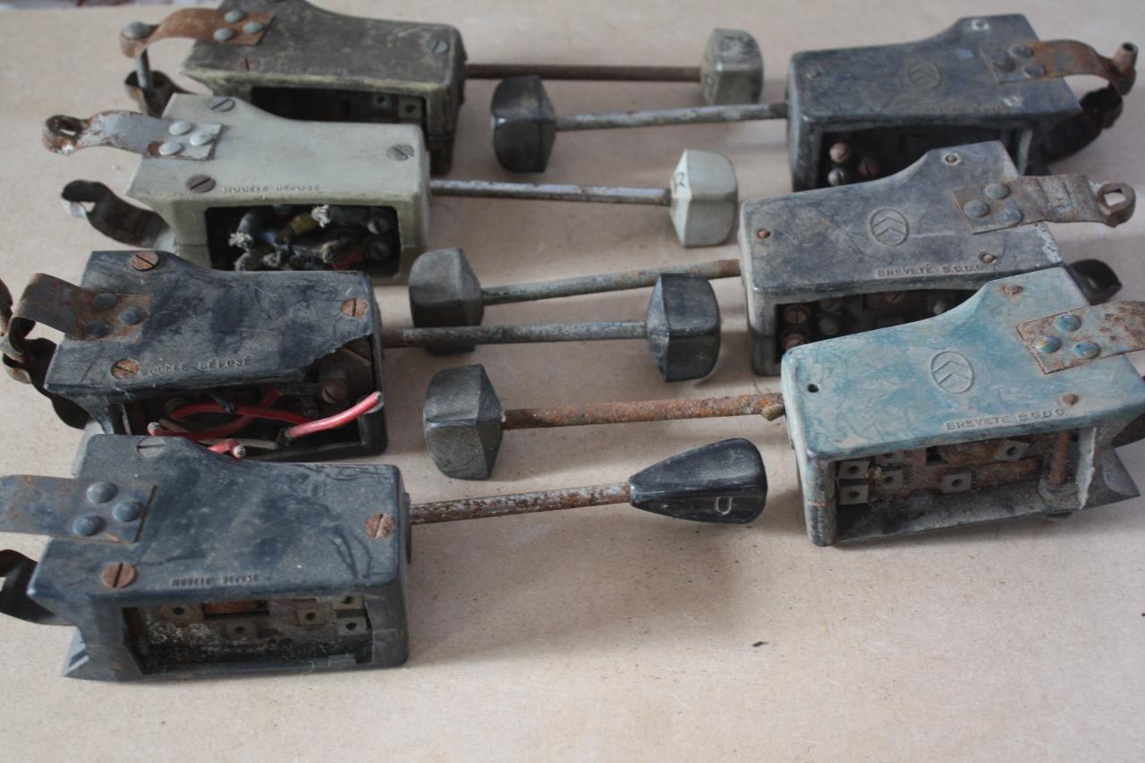 Lot de 7 commodo Éclairage Klaxon Citroen 2cv à vendre