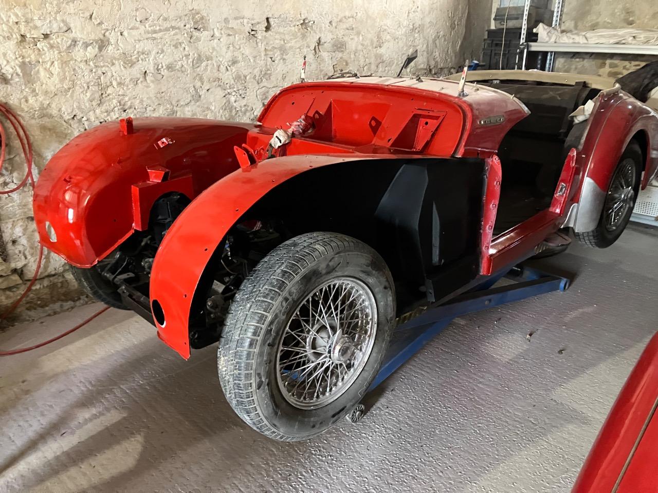 Triumph TR3 de 1956 à vendre - voiture ancienne de collection