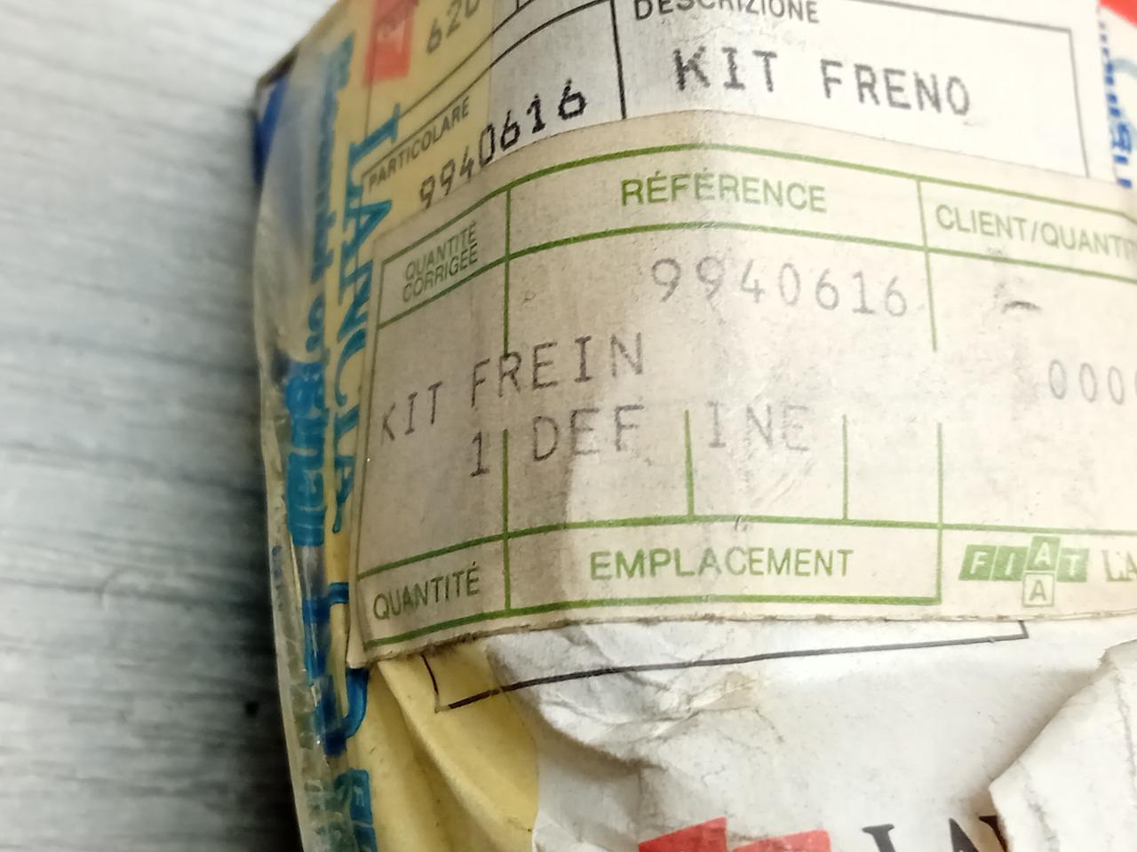 9940616 KIT FREIN AR ETRIER LANCIA DELTA INTEGRALE à vendre