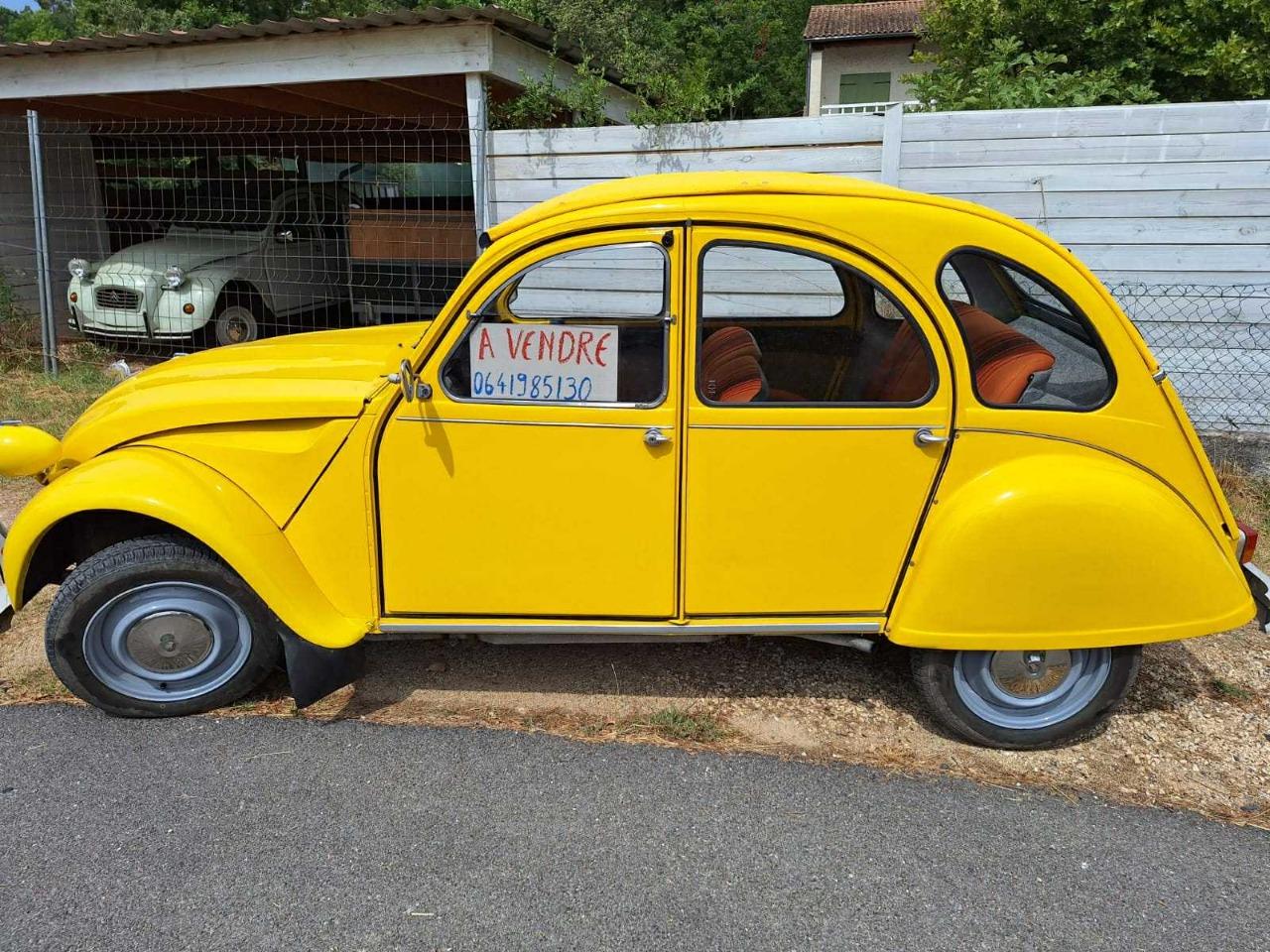 Citroen 2CV 6 Club de 1979 à vendre - voiture ancienne de collection