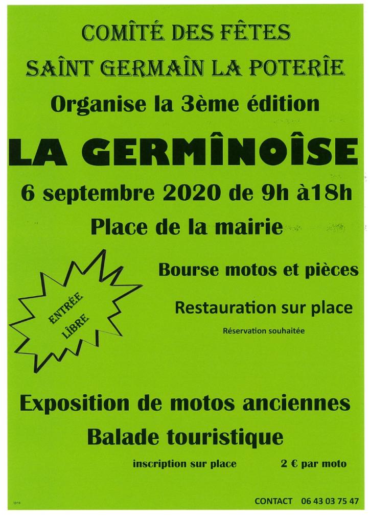 La germinoise à SAINT-GERMAIN-LA-POTERIE le 06 septembre 2020