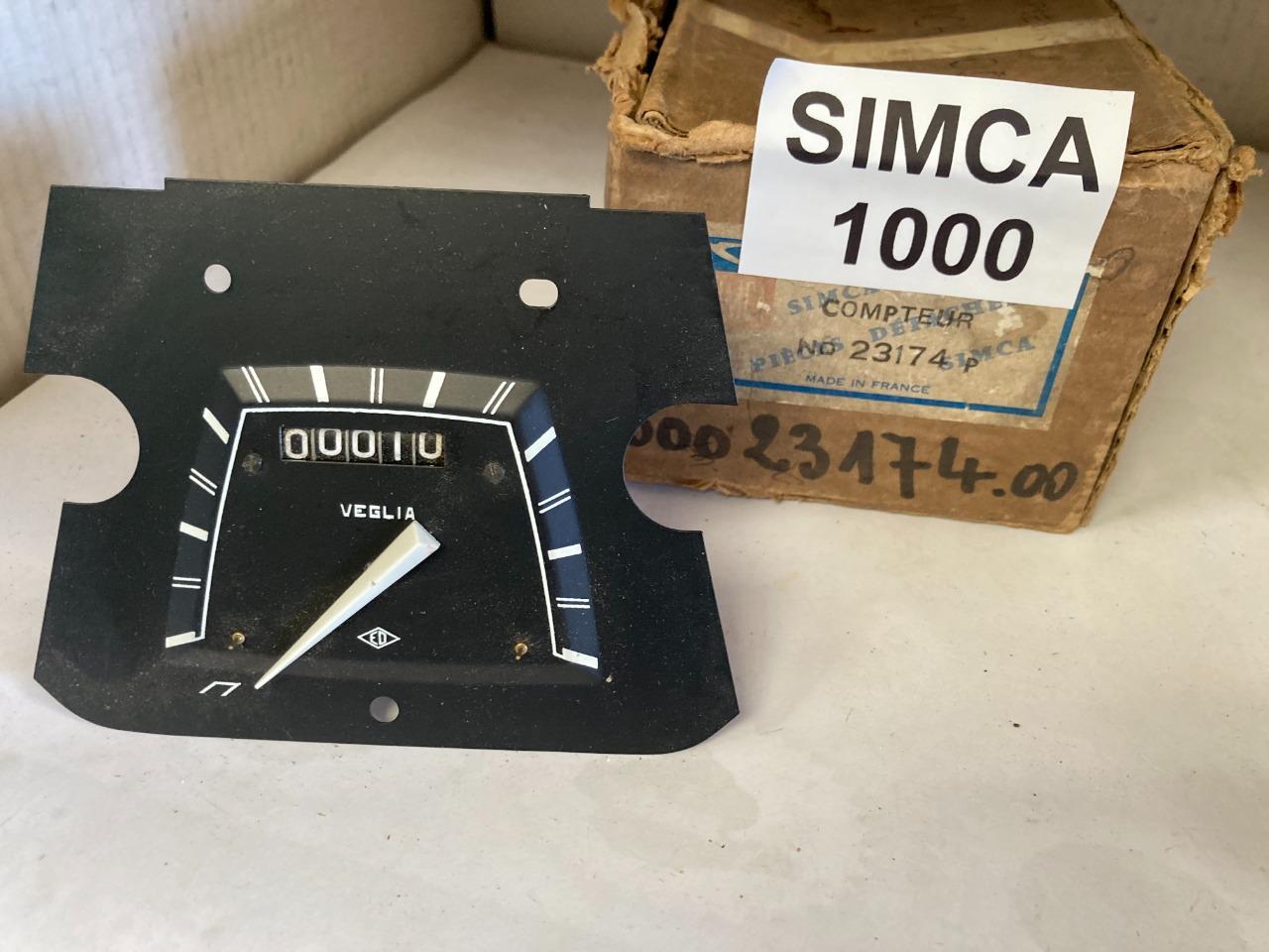 Compteur VEGLIA neuf SIMCA 1000 à vendre