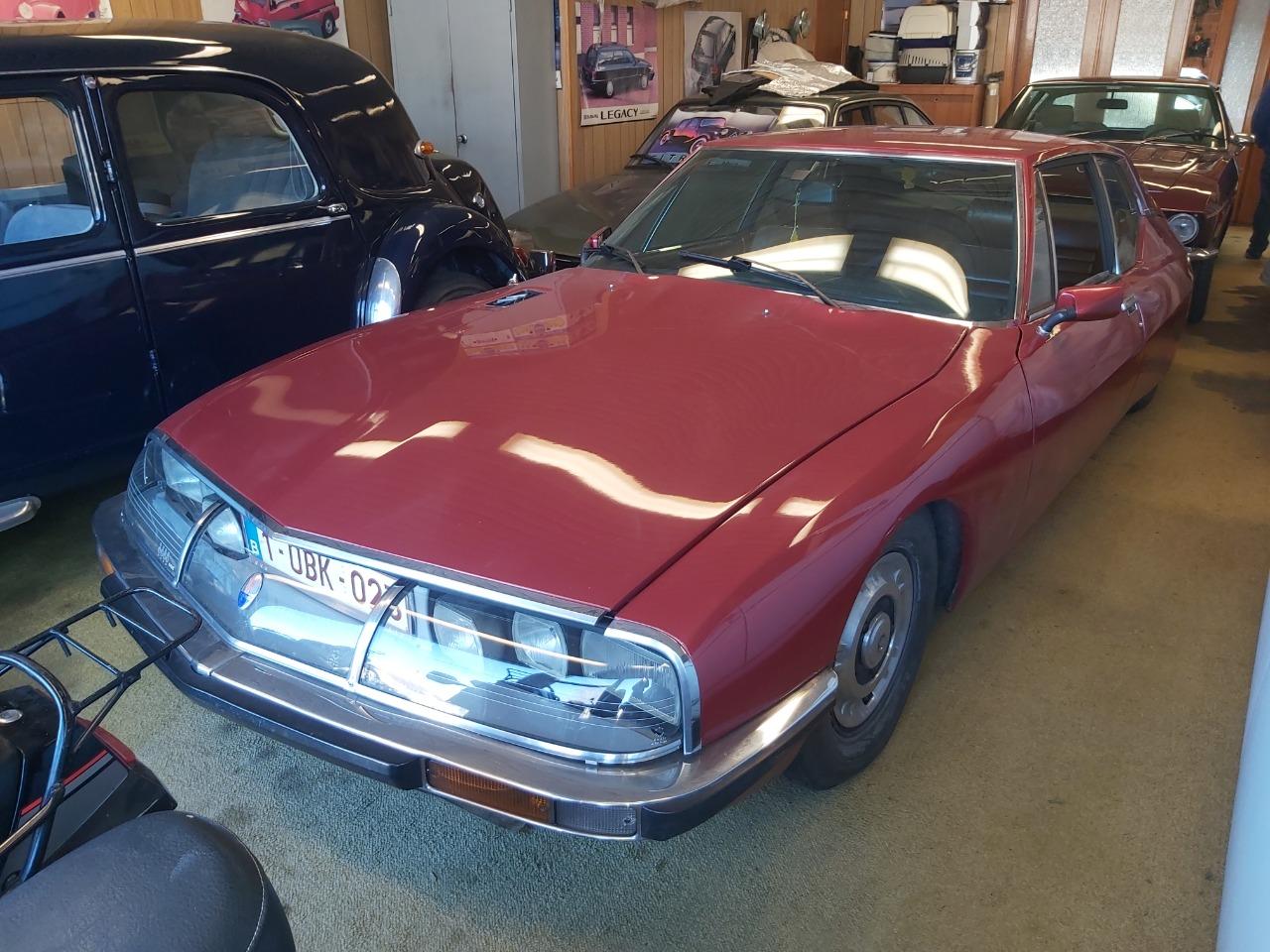 Citroen SM 2.7 injection de 1973 à vendre - voiture ancienne de collection