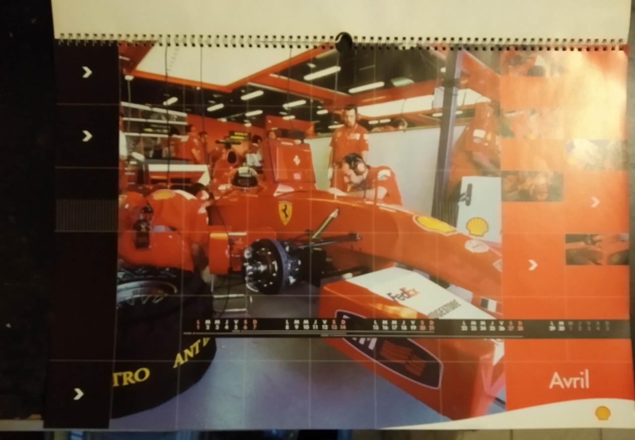 Ferrari shell. FORMULA 1 à vendre