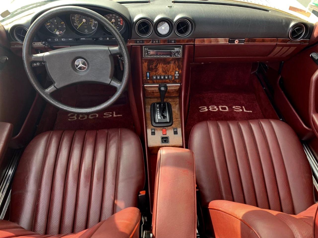 Mercedes 380 SL de 1985 à vendre - voiture ancienne de collection