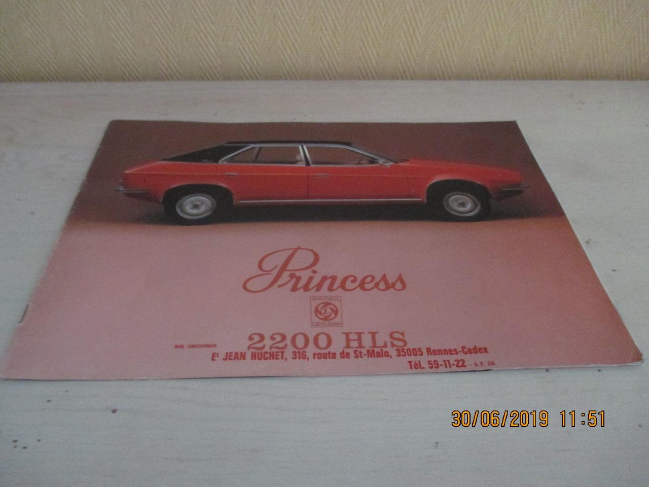 Catalogue publicitaire AUSTIN Princess 2200 à vendre