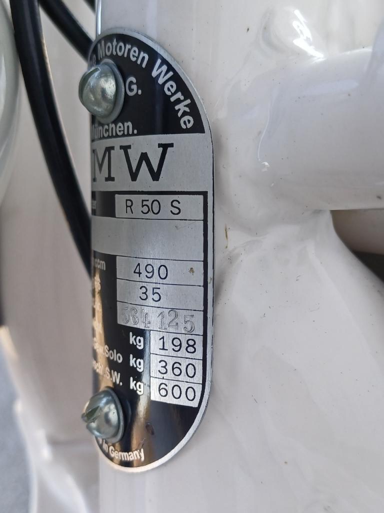 Bmw R50 S de 1961 à vendre - moto ancienne de collection