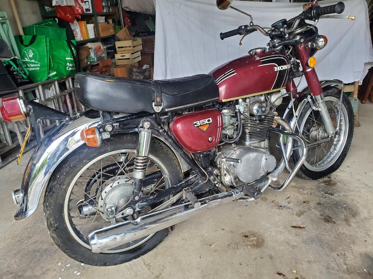 Motos Honda Cb 350 de collection à vendre - Annonces lesAnciennes