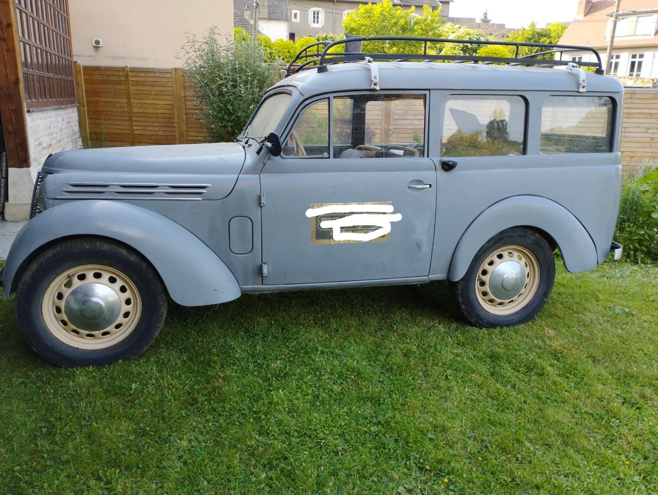 Renault Juvaquatre Ahg2 de 1953 à vendre - voiture ancienne de collection