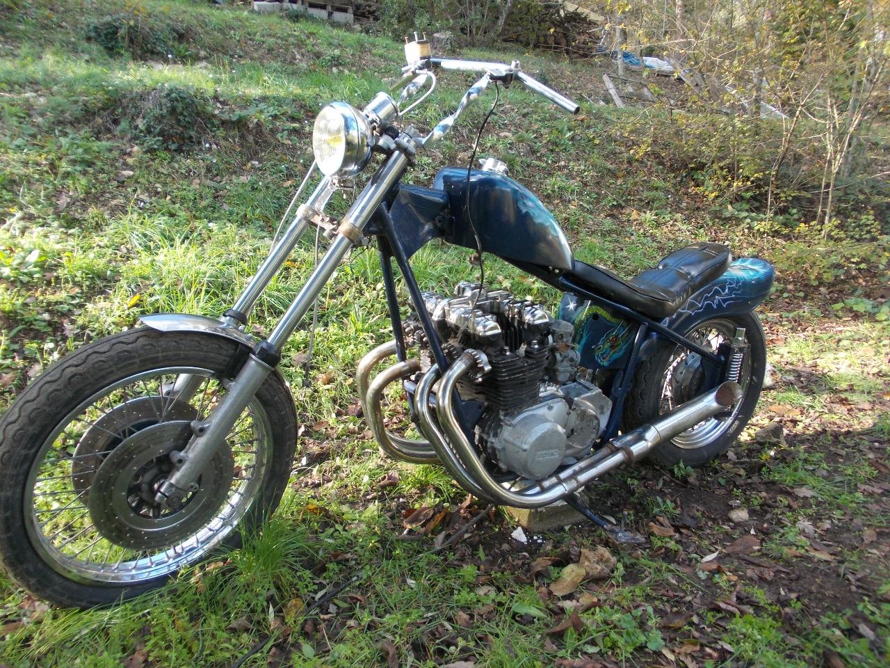 Kawasaki 1000 z chopper chopper semi rigide de 1977 à vendre - moto ...