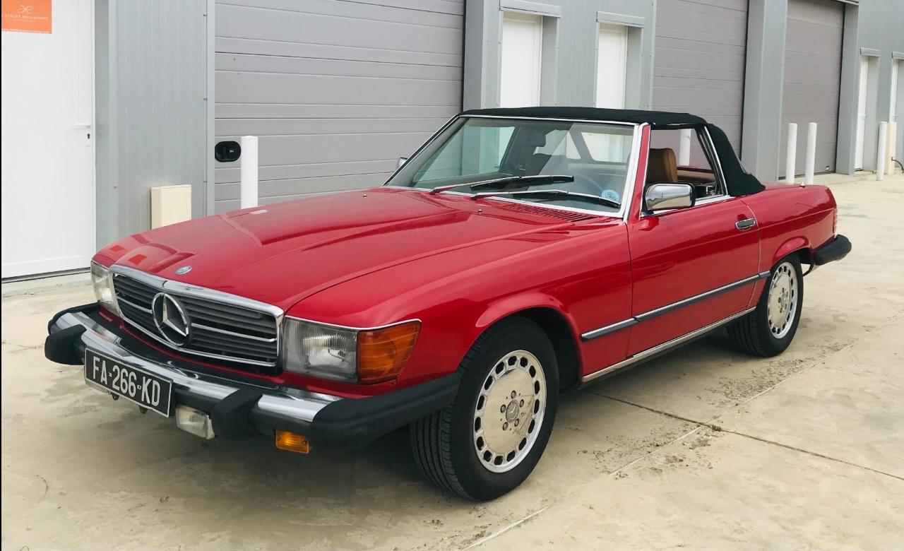 Mercedes 560 SL de 1987 à vendre - voiture ancienne de collection