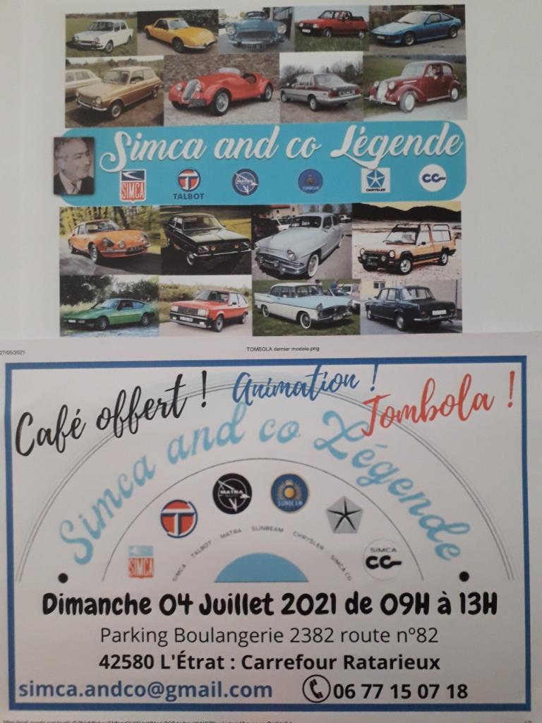 SIMCA and co LEGENDE à L'ETRAT le 04 juillet 2021