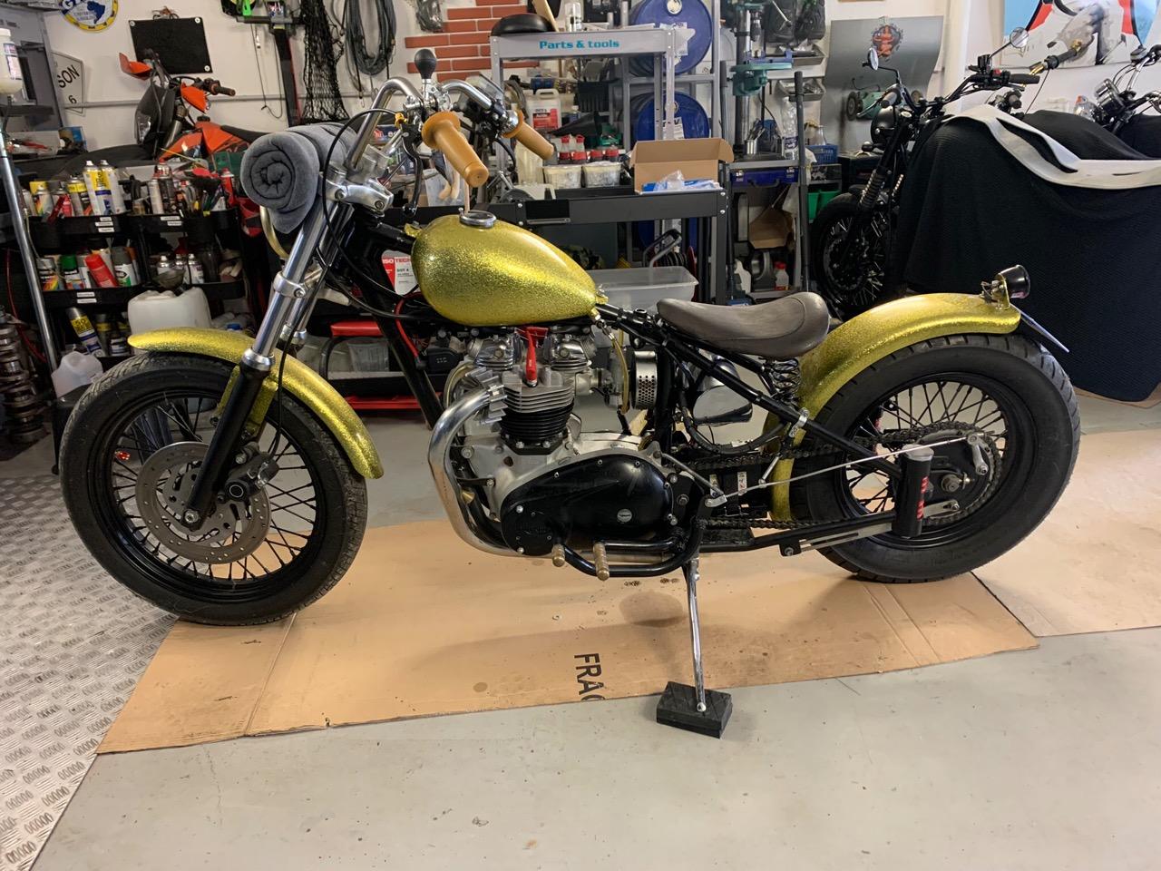 Triumph Bonneville T120 Chopper 650 de 1967 à vendre - moto ancienne de ...