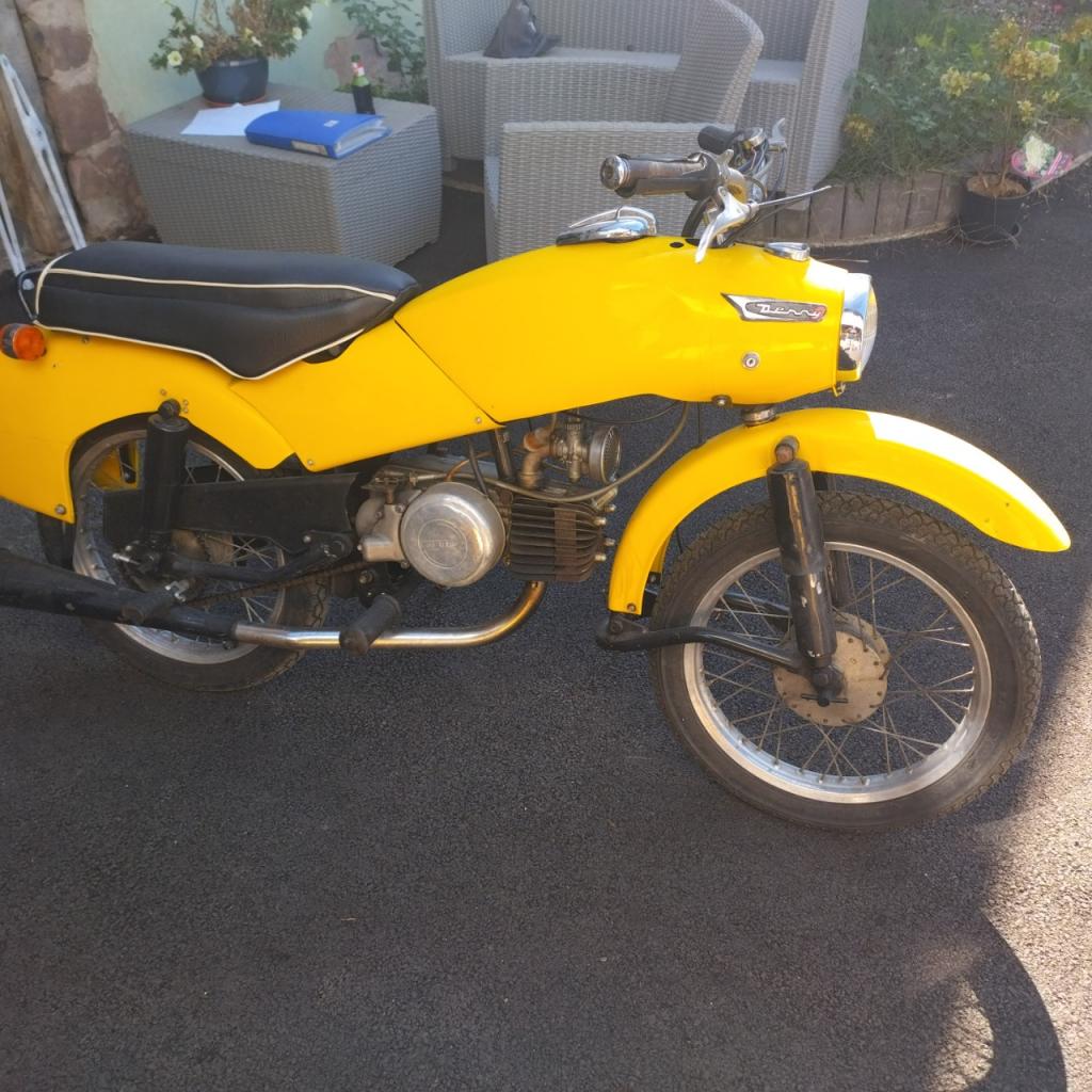Derny TAON 125 de 1958 à vendre - moto ancienne de collection