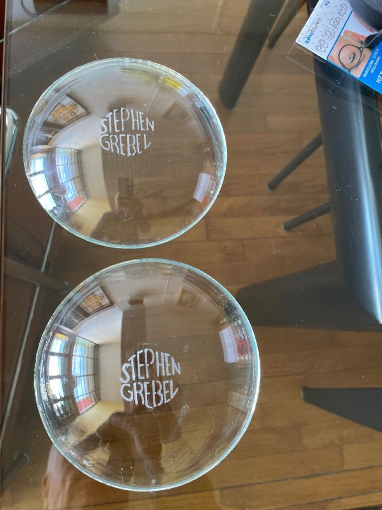 Paire de vitres de Phares Stephen Grebel à vendre