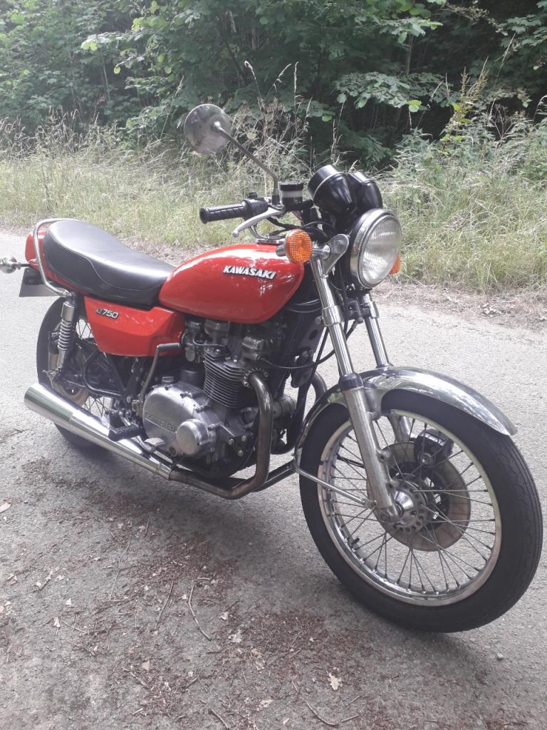 Kawasaki KZ750b twin Twin de 1976 à vendre - moto ancienne de collection