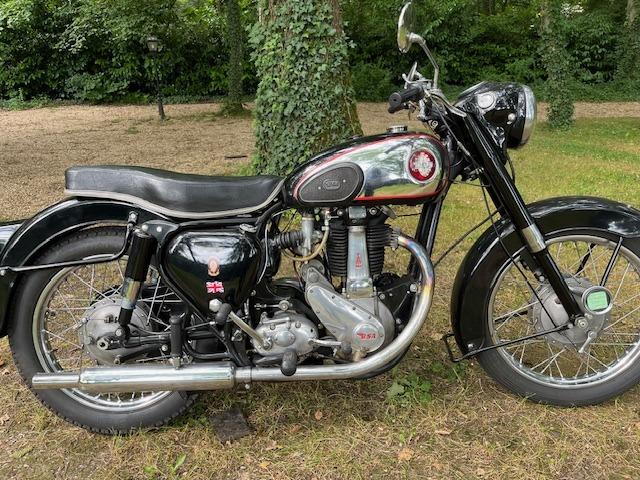 Bsa b 33 b33 500 cm3 mono de 1957 à vendre - moto ancienne de collection