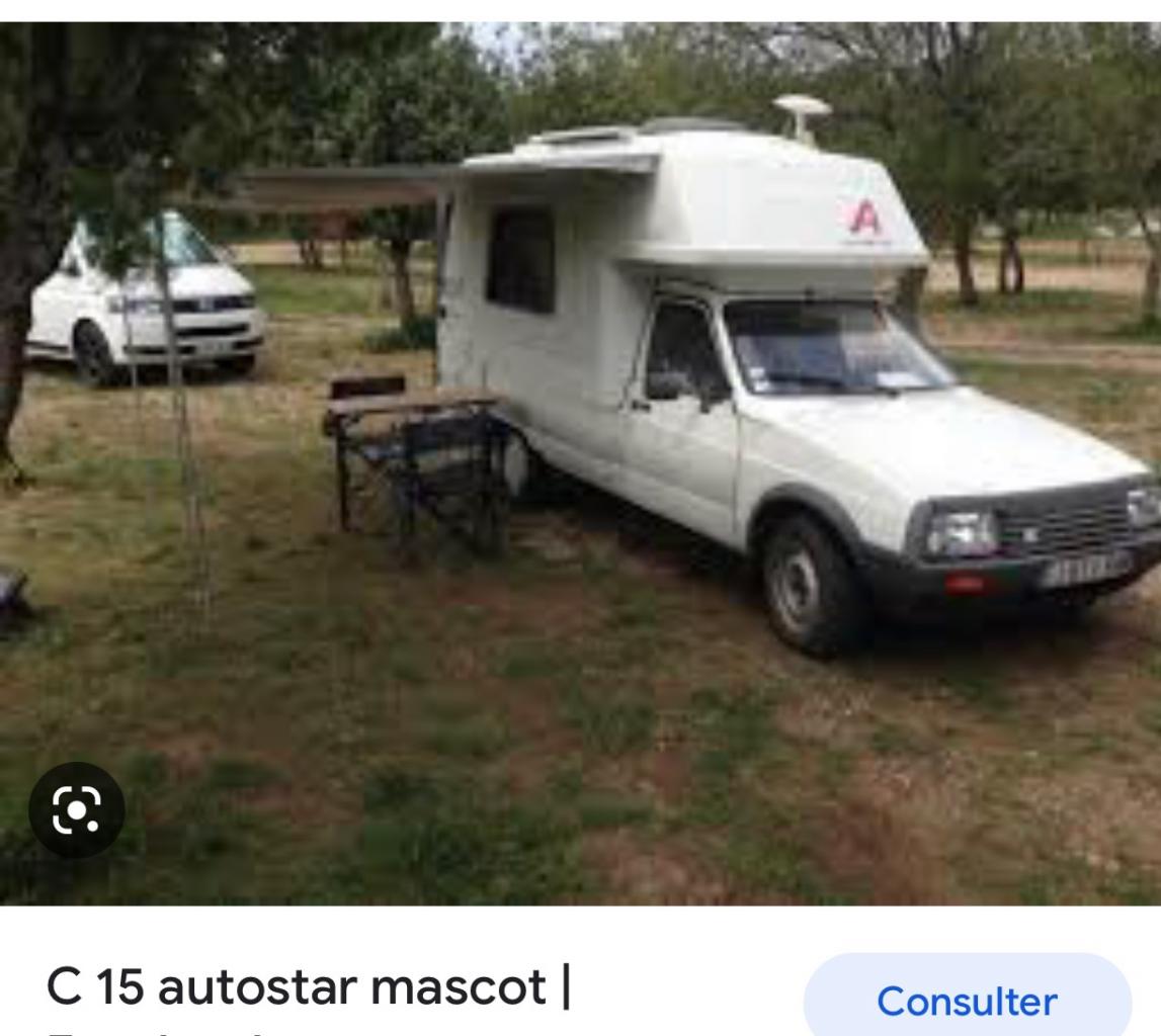 Rech. CITROEN C15 Mascot Amenagé