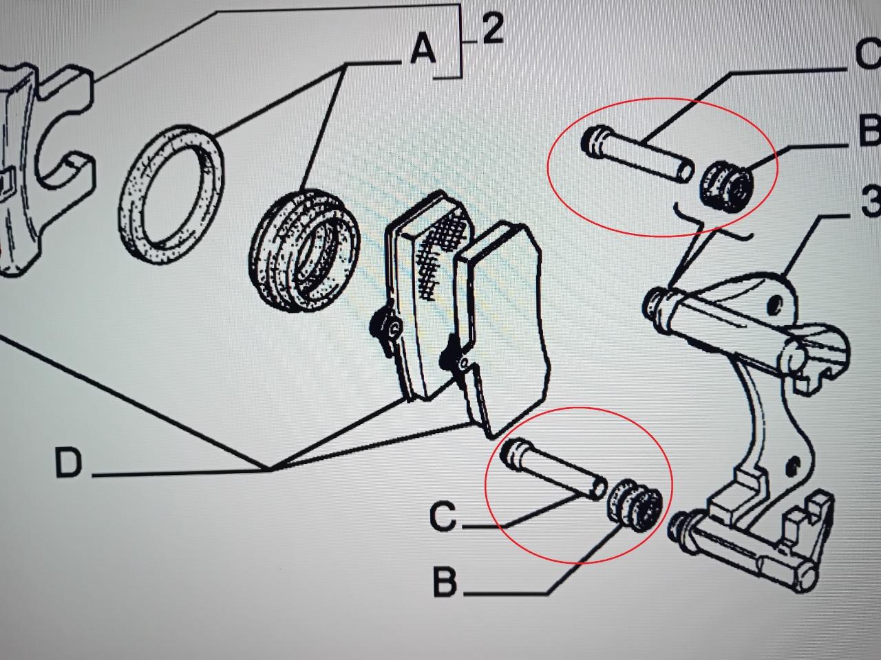 9940616 KIT FREIN AR ETRIER LANCIA DELTA INTEGRALE à vendre