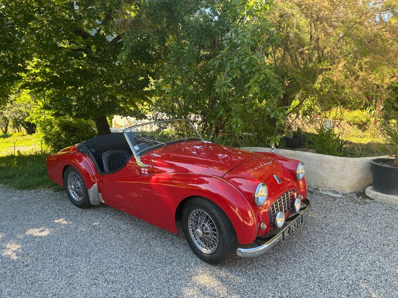 Triumph TR3 de 1956 à vendre - voiture ancienne de collection