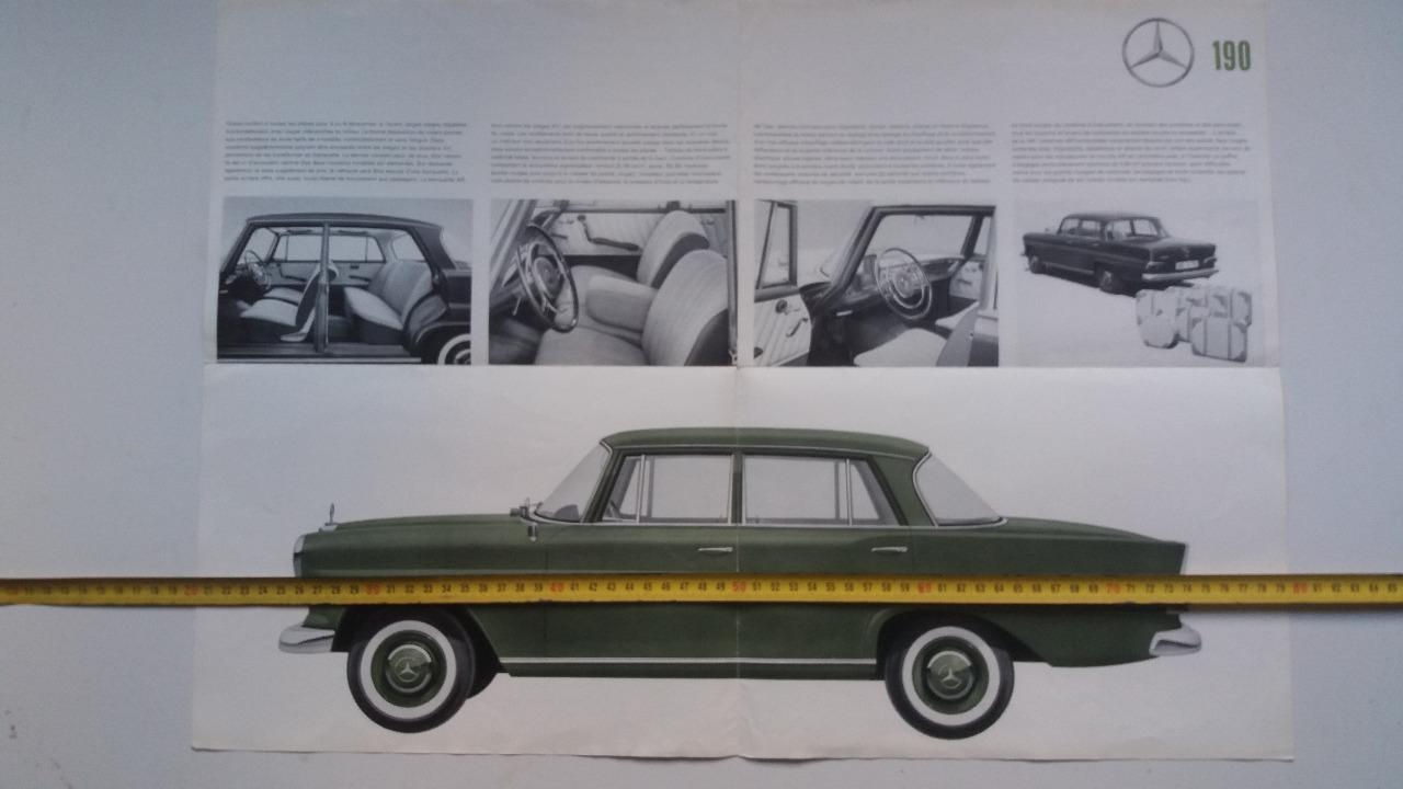 Lot de 2 Brochure Mercedes 190 etLP / LPS 322 à vendre