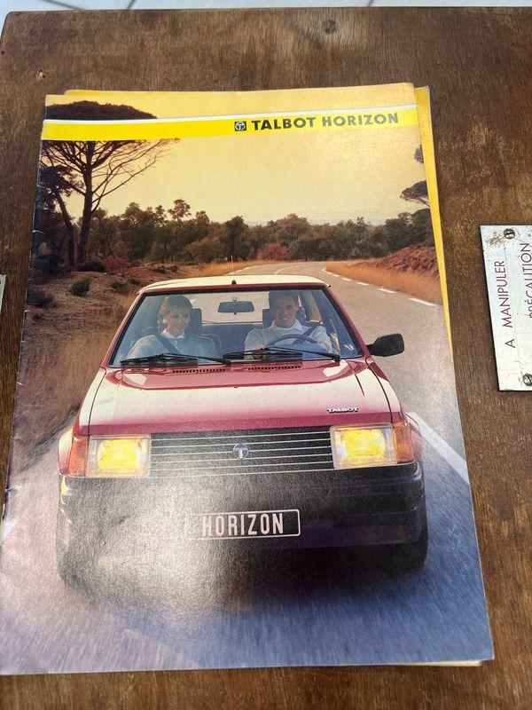 Catalogues Talbot Horizon à vendre
