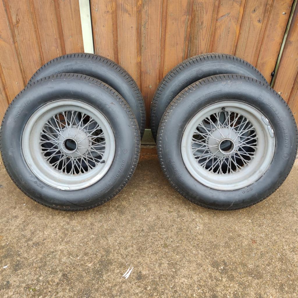 Roues Rudge, Jaguar, Austin-Healey, Aston-Martin.. à vendre