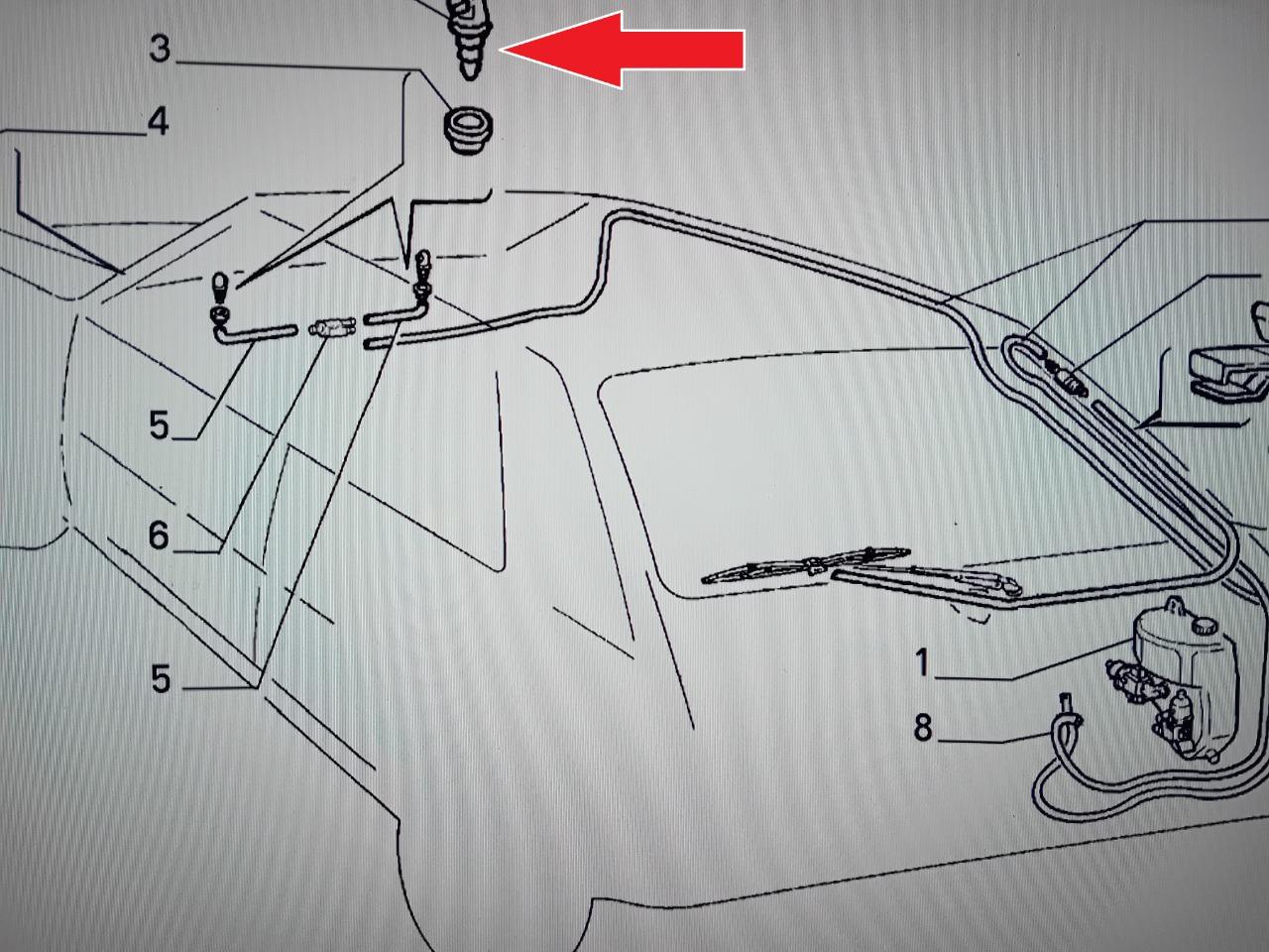 82432428 GICLEUR LAVE GLACE LANCIA DELTA INTEGRALE à vendre