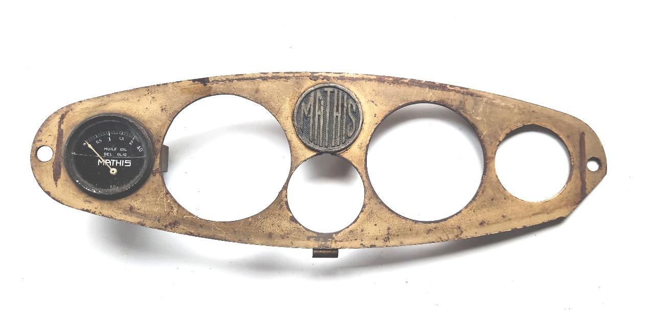 Tableau de bord MATHIS avec jauge huile et logo à vendre