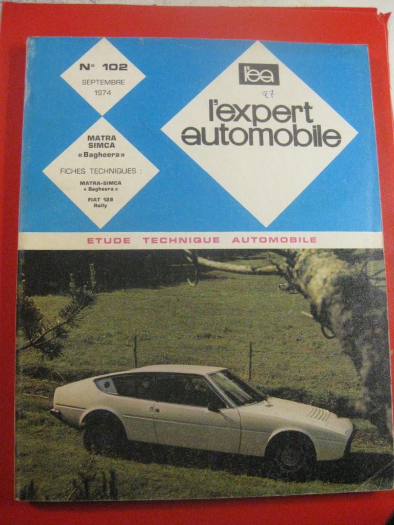 L'Expert Automobile: Matra Simca Bagheera à vendre