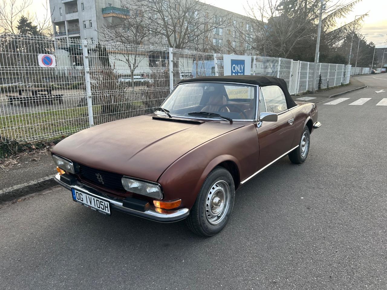 Peugeot 504 Cabriolet V6 de 1976 à vendre - voiture ancienne de collection