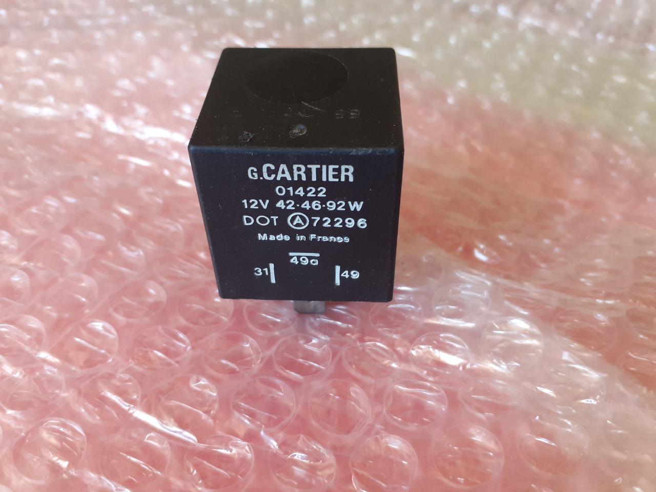 RELAIS G.CARTIER 01422, 12v 42.46.92W, 72296 à vendre