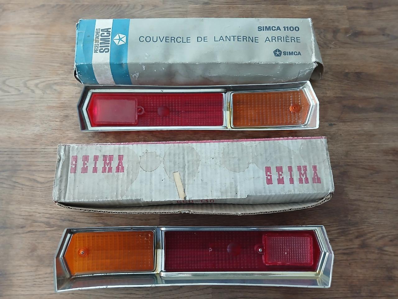 Cabochons de feux arrière SIMCA 1100 série 1 à vendre
