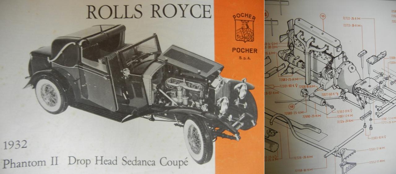 ROLLS ROYCE PHANTOM II 1932 NOTICE TECHNIQUE à vendre
